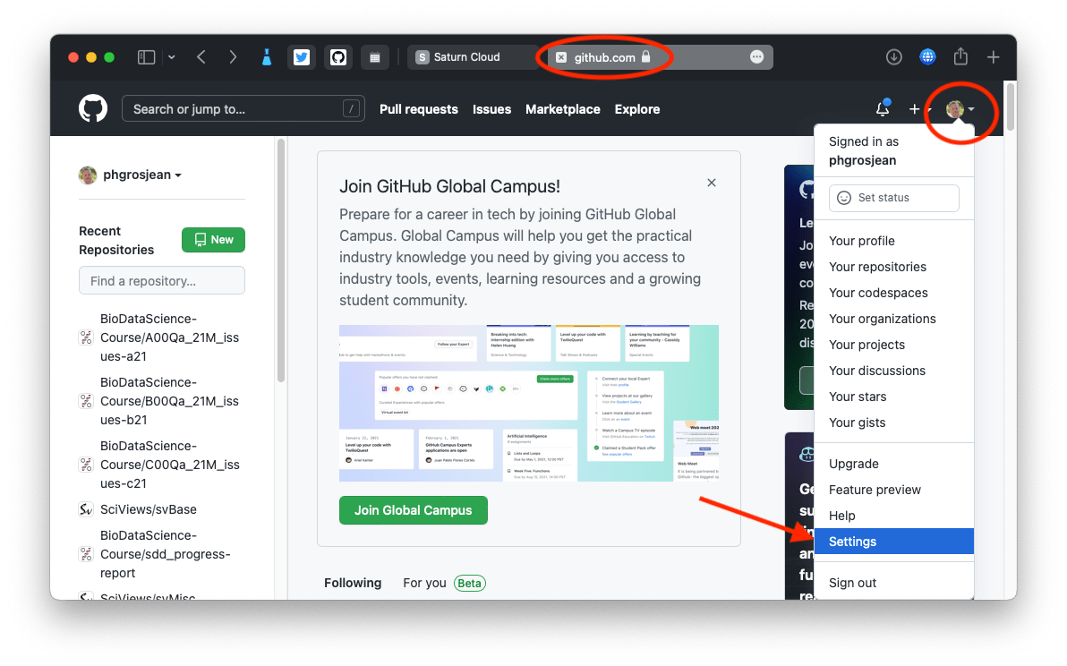RStudio – Science des données biologiques
